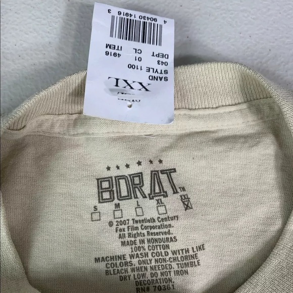 Shirts | Borat Tshirt Xxl Promo 207 Very Nice Official 20th Century Fox ...